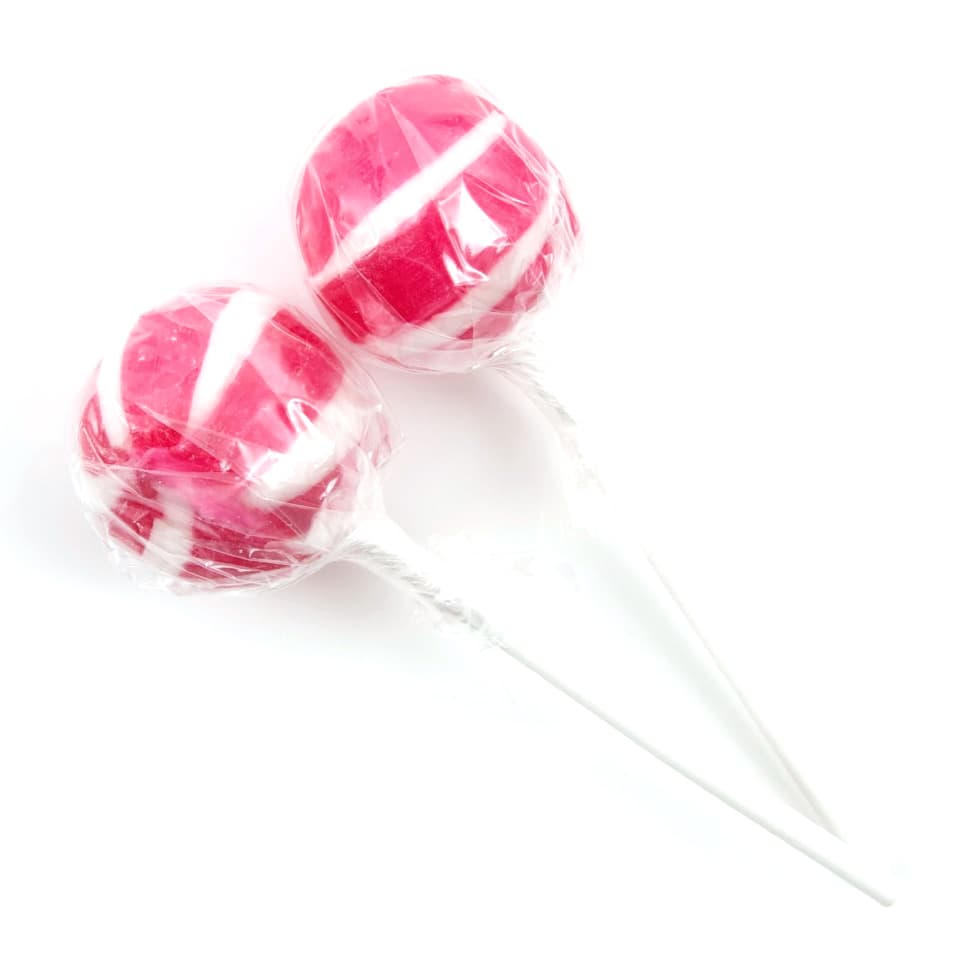 Crazy Candy Factory Sour Cherry Lollipops 1.75kg