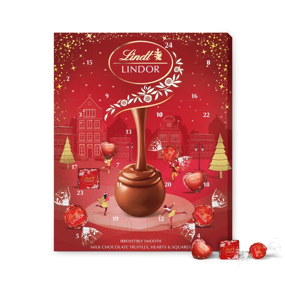 Lindt Lindor Milk Chocolate Christmas Advent Calendar 300g