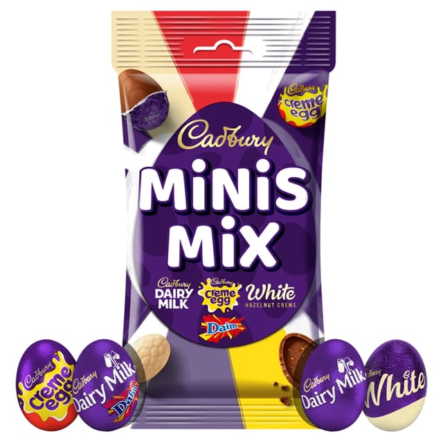 Cadbury Mini Mix Chocolate Eggs Bag 238 g