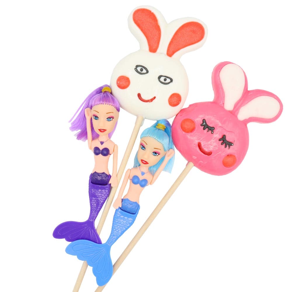 Kandy Kandy Bunny Lollipop & Mermaid Toy 85g