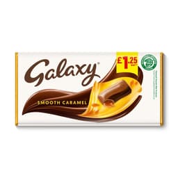 Galaxy Smooth Caramel & Milk Chocolate Block Bar £1.25 PMP 135g