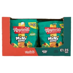 Maynards Bassetts Mini Gems Sweets Bag £1.25 PMP 130g