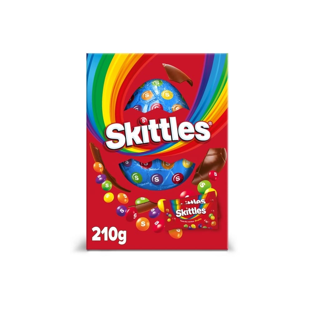 Skittles Large Milk Chocolate Easter Egg 210g