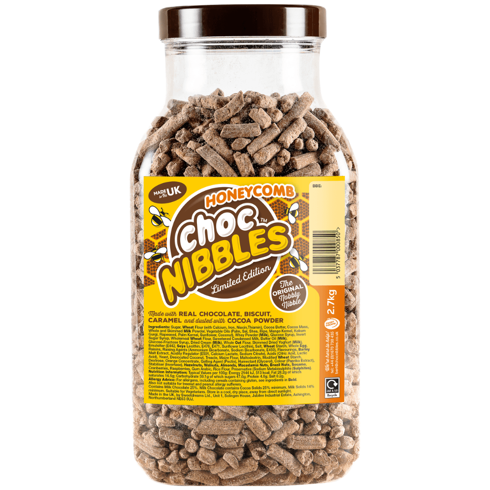 Sweet Dreams Honeycomb Choc Nibbles Jar 2.7kg