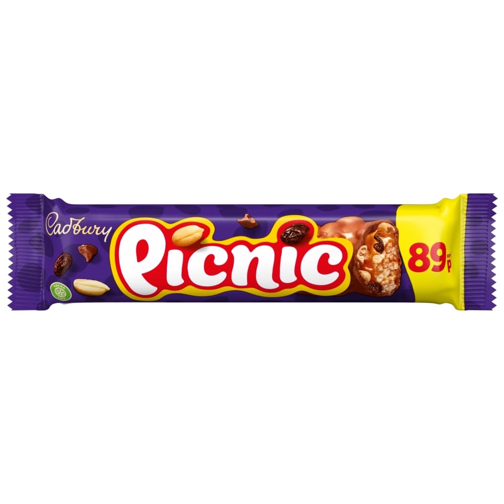Cadbury Picnic Chocolate Bar 54.5g 89p PMP